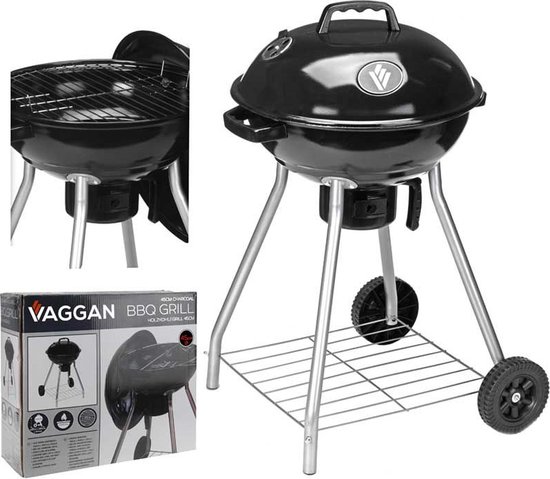 Luxe Ronde Barbecue – Rond – Afneembaar As-opvangbak – Roestvrijstalen ...