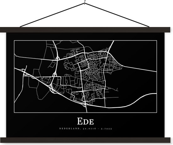 Posterhanger incl. Poster - Schoolplaat - Ede - Stadskaart - Kaart - Plattegrond -... | bol