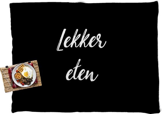 Picknickkleed - Buitenkleed - Quotes - Eten - Spreuken - Lekker eten ...