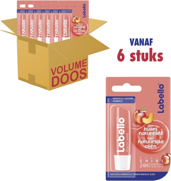 Labello Lippenbalsem Peach Shine | bol