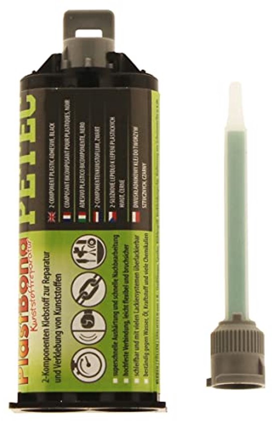 Snelle 2-componenten kunststof lijm - 50 ml - Wit | bol