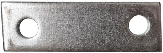 90x30 mm stroppenplaat - montageplaat - stalen plaat - klemplaat | bol