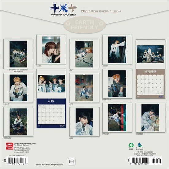 TXT (Tomorrow X Together) Kalender 2026 | bol
