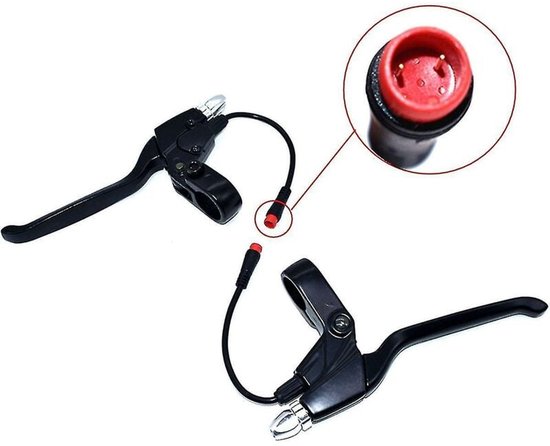 Mmgoqqt Elektrische Scooter Remstang - Stuur Vervanging Kit - Zwart ...