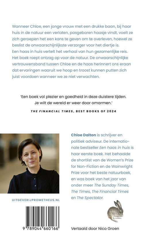 Een haas in huis, Chloe Dalton | 9789044660166 | Boeken | bol