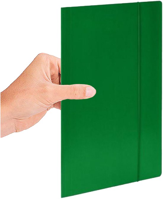 Groene A4 Map met Elastiek - Documentenmap 20mm Rug | bol