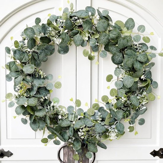 Kunstplanten Appelblad - Balkondecoratie - Set van 2 - 180 cm | bol