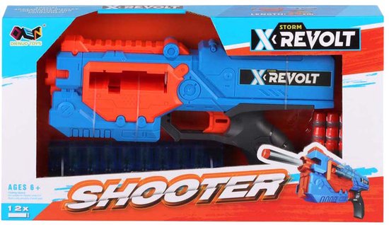 Shooter X Revolt - met 12 Zachte Pijlen | bol