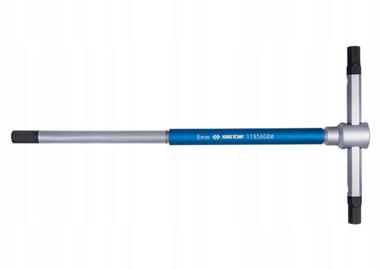 King Tony T-sleutel Inbussleutel 3mm Draaibaar Schuifbaar 1195A03M | bol
