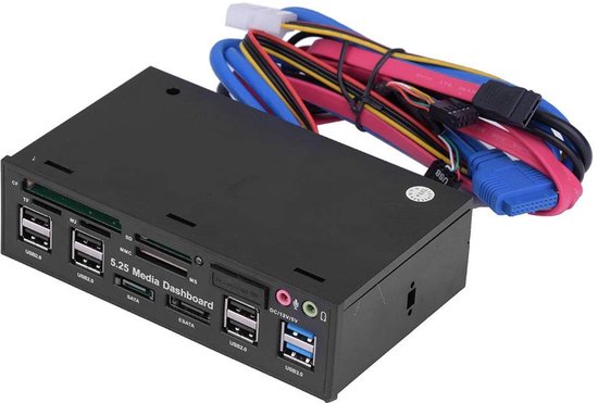5.25" Card Reader, Media Dashboard Multi-Function Reading Card ...