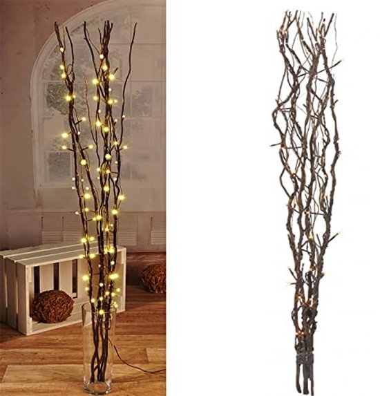 Lichttakken met 80 LEDs - Decoratieve Verlichting voor Binnen en Buiten ...