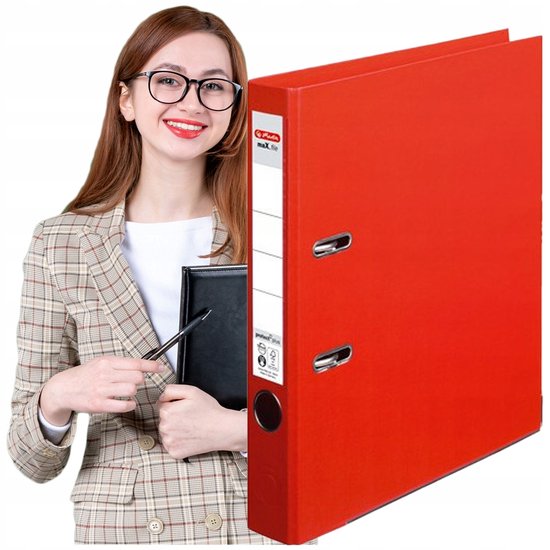 Herlitz A4 Ordner 50mm PP - Robuust en Stijlvol Documentenbeheer | bol