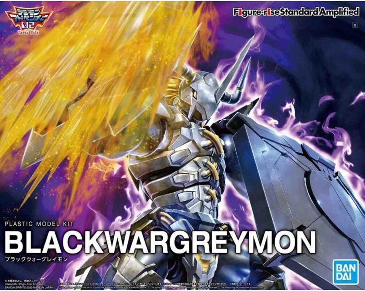 DIGIMON - Figure-rise Standard Amplified Black Wargreymon - Model Kit ...