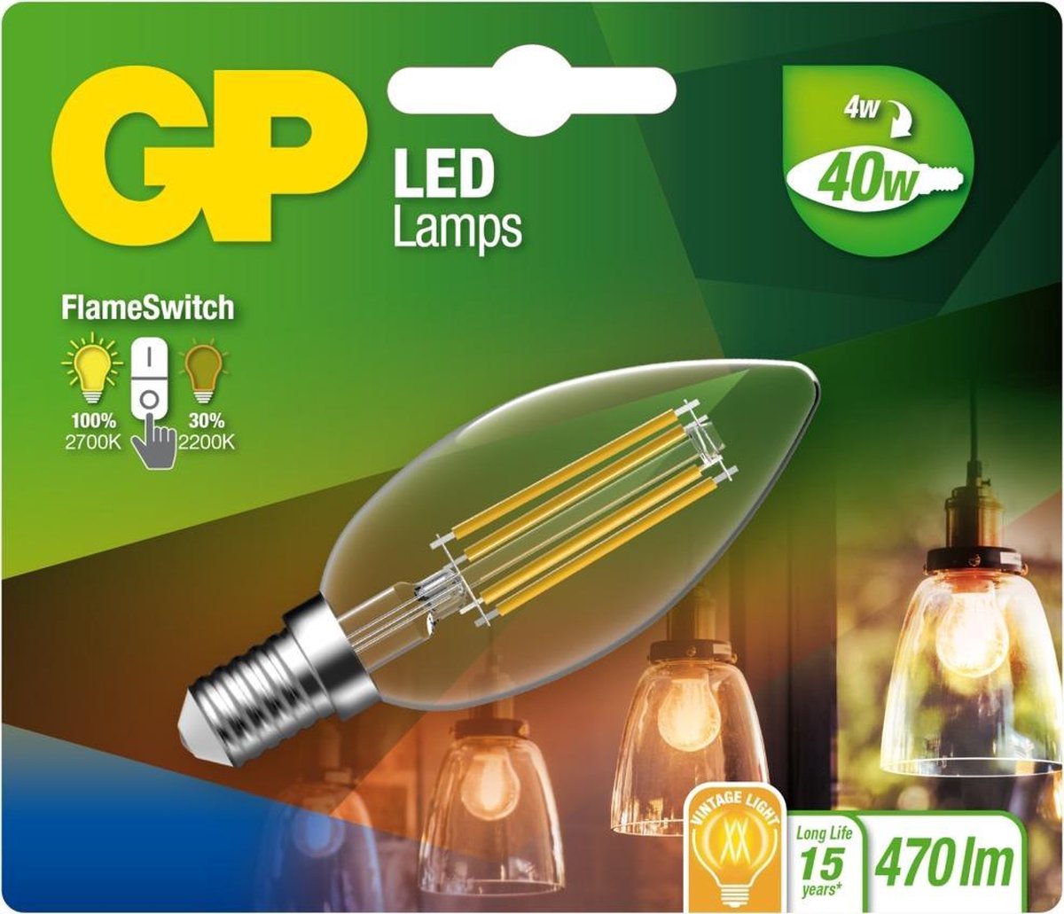 GP Lighting Gp Led Candle Fila. Fs 4w E14 | bol.com