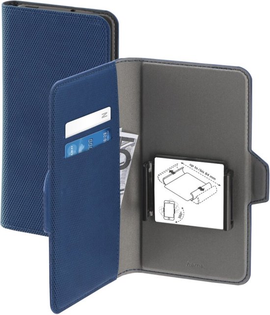 Hama Booklet Smart Move - Rainbow Mt. XL (4,7 - 5,1) Donkerblauw | bol.com