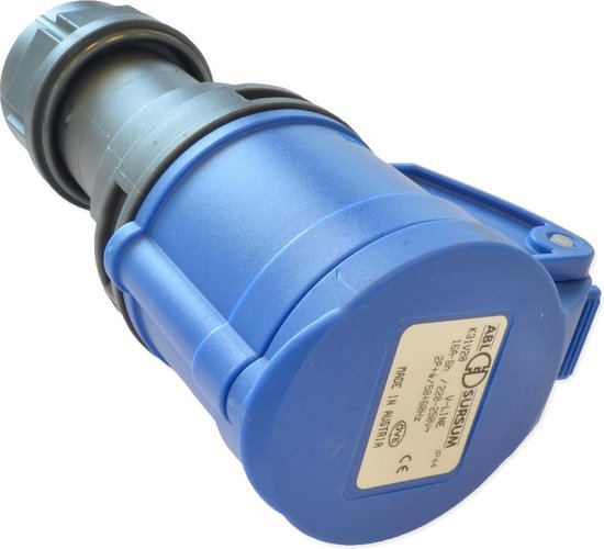 Contrastekker Cee Norm 230V 16A 2P + Aarde Blauw | bol.com