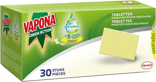 Vapona Pro Nature Anti-mug Muggenstekker Tablet Navulling | bol.com