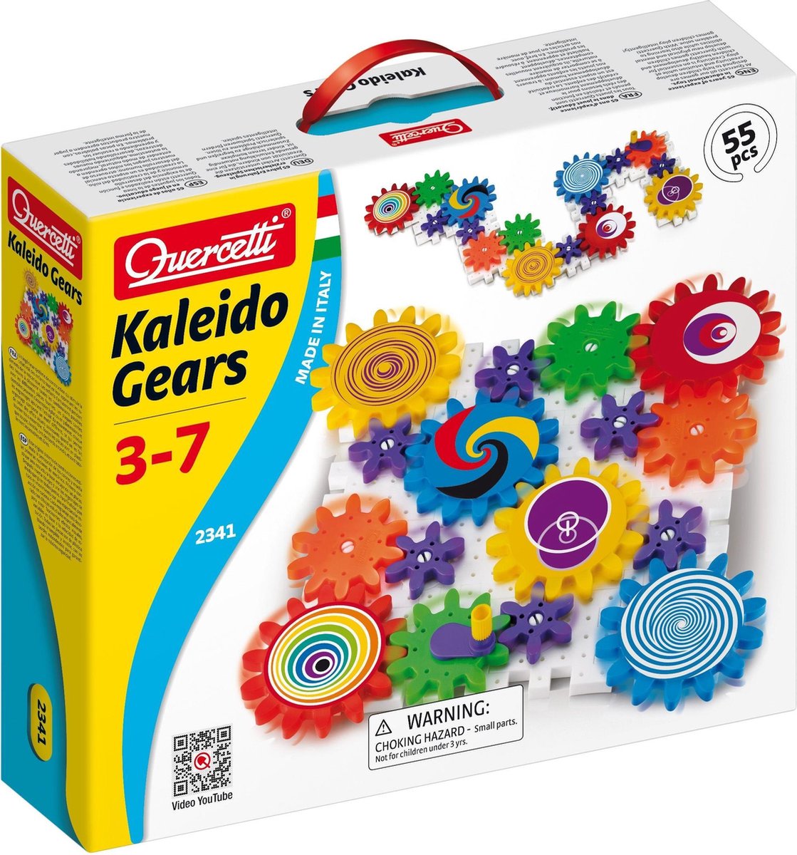Quercetti - Kaleido Gears - 55 stuks | bol.com