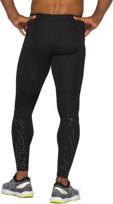 ASICS Night Track Tight Heren - Zwart - maat M | bol.com