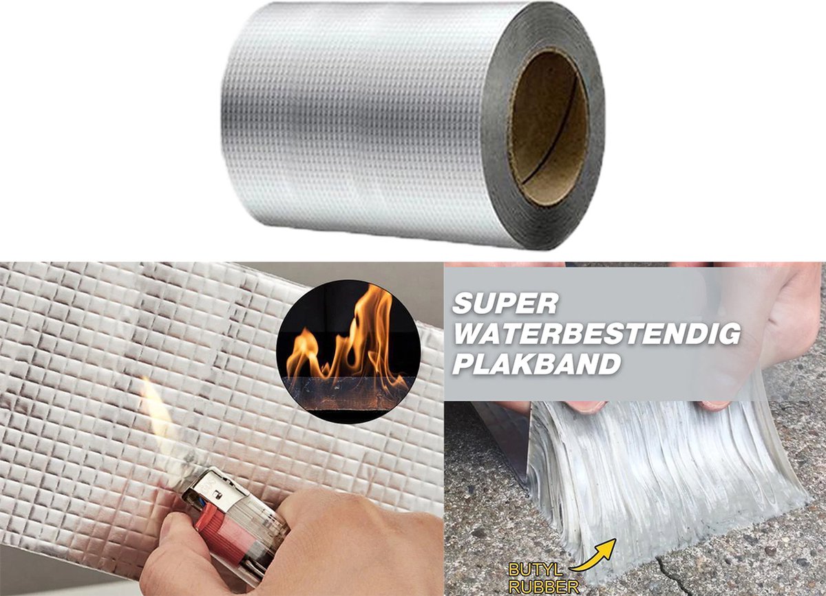 Extra Sterke Waterdichte Montage Tape - Butylrubber - Hittebestendig ...