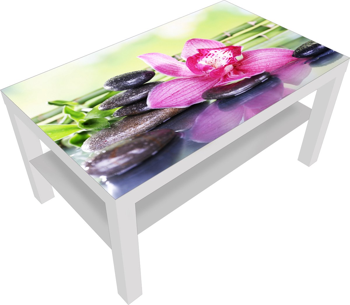 IKEA LACK - Table basse - Plateau en Verres - 90x55cm - Table d'appoint ...