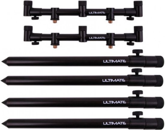 Ultimate Adjustable Goalpost Kit Black | Banksticks | bol