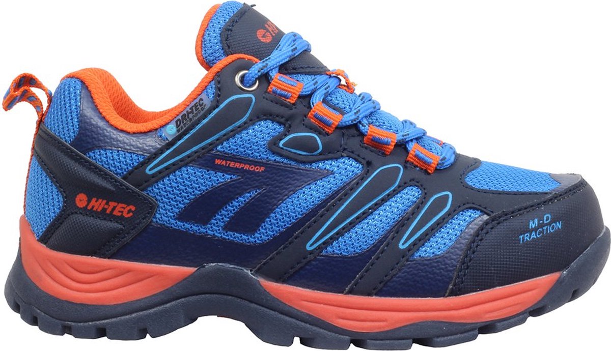 HI-TEC Grind Trail Running Schoenen Heren - Black / Molten Lava / Spectra Yellow - Maat 39 | bol.com