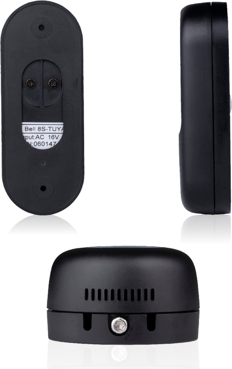 Alpina Smart Home Video-Deurbel met Camera en Wifi - Full HD - Intercom ...