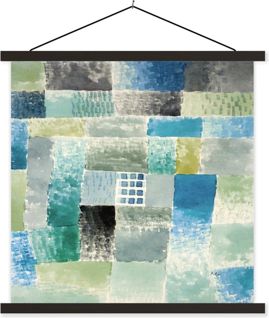 Posterhanger incl. Poster 90x90 cm - Schoolplaat - Paul Klee - Kunst ...