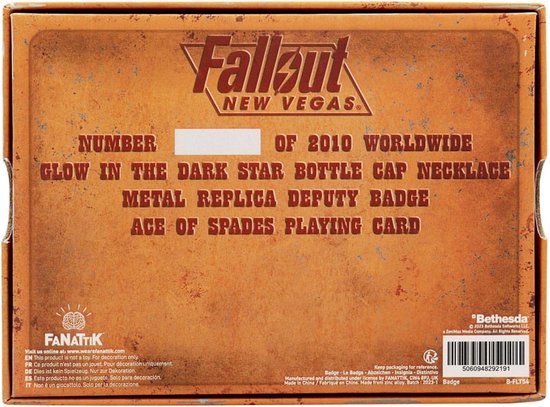 Fallout New Vegas Replica Set Limited Sunset Sarsaparilla Edition | bol