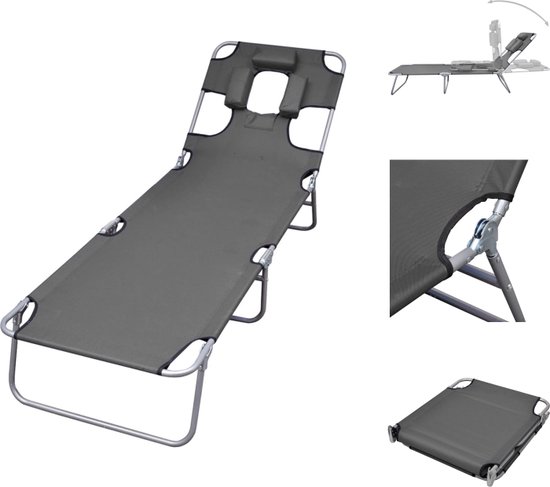 vidaXL Ligbed - Ligstoelen - Opklapbaar Ligbed - Opklapbare Ligstoelen ...