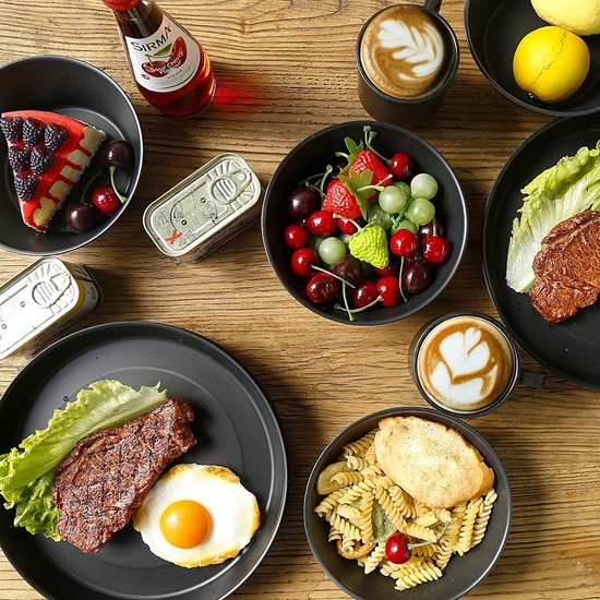 Kom 26 oz mueslikommen met deksel/slakommen, 6 stuks, 750 ml ...