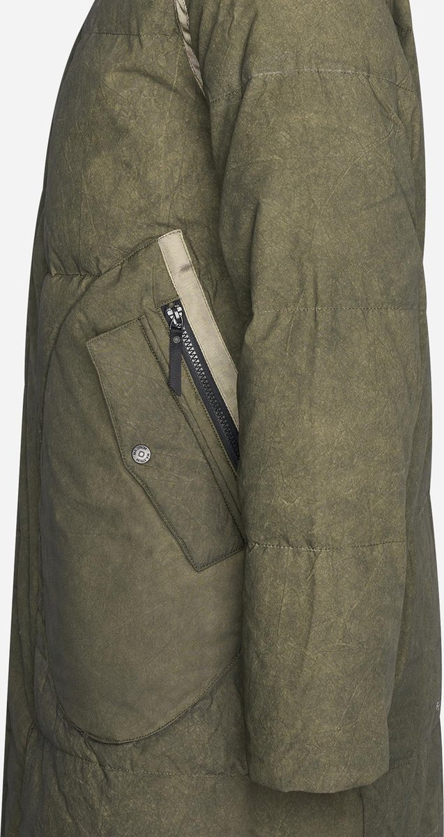 MA.Strum Awp long down coat - oil slick | bol