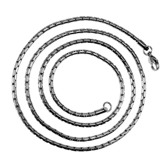 70cm x 3mm Ketting Unisex - Gpolijst RVS - Cardano Ketting - Dames ...