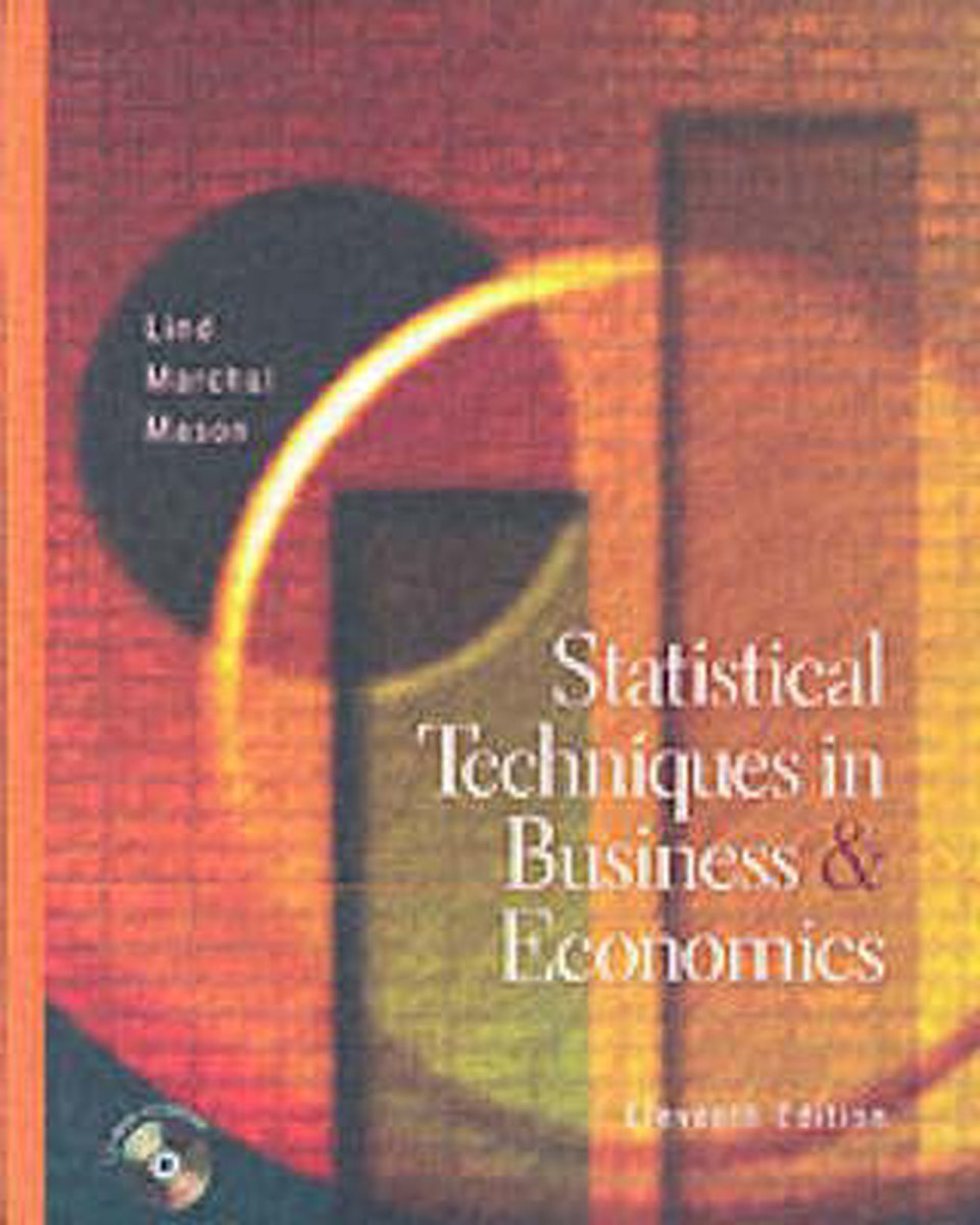 Statistical Techniques in Business & Economics, Douglas A Lind ...
