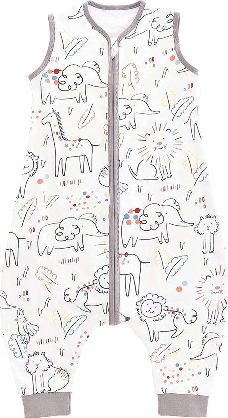 Goodivery ® Babyslaapzak voor de zomer, met voeten, 0,5 Tog-waarde ...