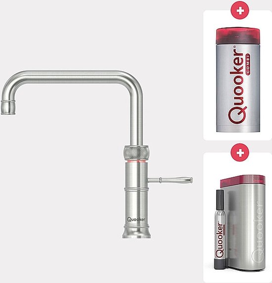 Quooker Combi Cube Classic Fusion square rvs | bol