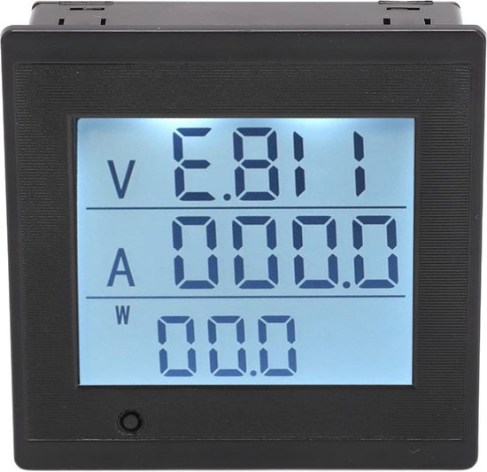 Digitale Multimeter Ampèremeter Voltmeter DC 6-200V 0-20A Voltmonitor met Alarmfunctie... | bol