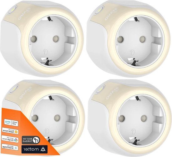 Slimme Stekker Thread Smart Plug werkt met Alexa Apple HomeKit Google ...