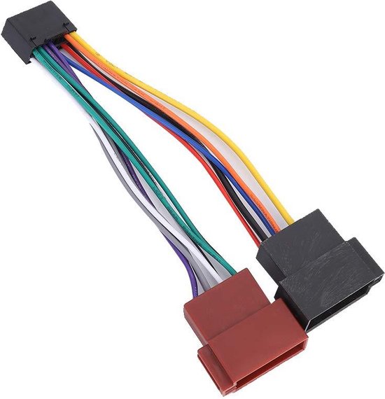 16 Pin Female ISO Wiring Harness Connector Adapter for Kenwood NC ...