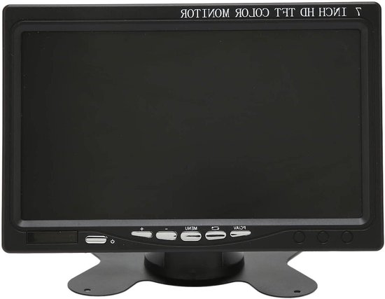 7 Inch TFT LCD Car Color Achteruitrijmonitor 1024 X 600 HD Automonitor ...