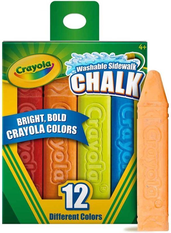 CRAYOLA 12 SIDEWALK CHALK. | Games | bol