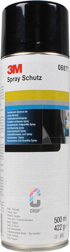 3M 08877 Anti-Steenslag Bescherming Spuitbus 500ml - Zwart - Middel ...