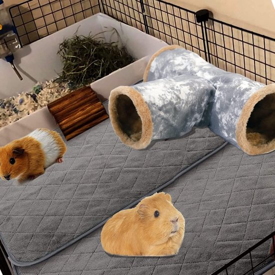 Mrs. Jones LeerKing Konijn Fleece Tunnel - Cavia Speeltunnel ...
