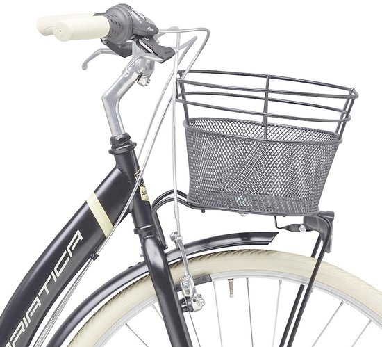 Stadsfiets 26 inch PANDA zwart incl. mand | bol