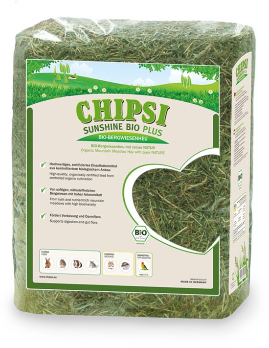 Chipsi Sunshine Bio Plus Weidehooi Naturel 3 kg | bol