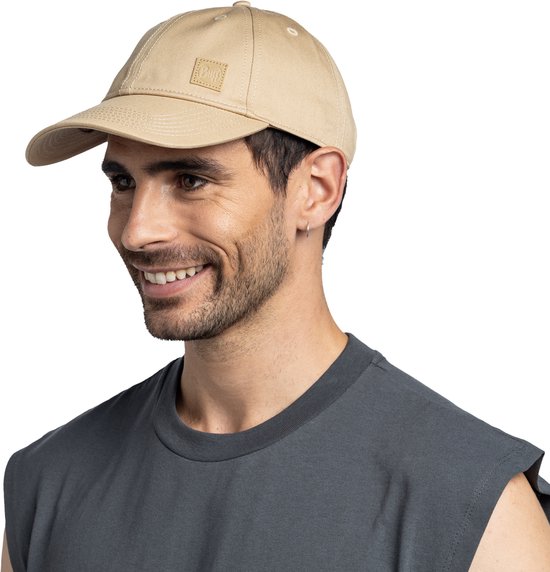 BUFF® Essential Baseball Cap SOLID SAND - Pet | bol