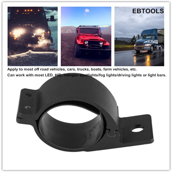 70Mm Bull Bar Spot Light Brackets-Bull Bar Beugels Lichtbalk ...