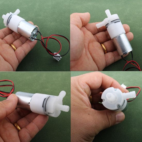 Membraan waterpomp 12 V zelfaanzuigende mini elektrische pomp DC12V ...