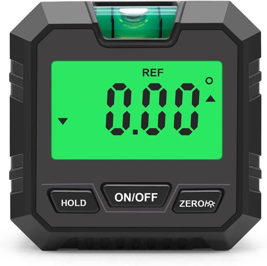 Digitale Waterpas en Hoekmeter met Magnetische Voet voor Nauwkeurige ...